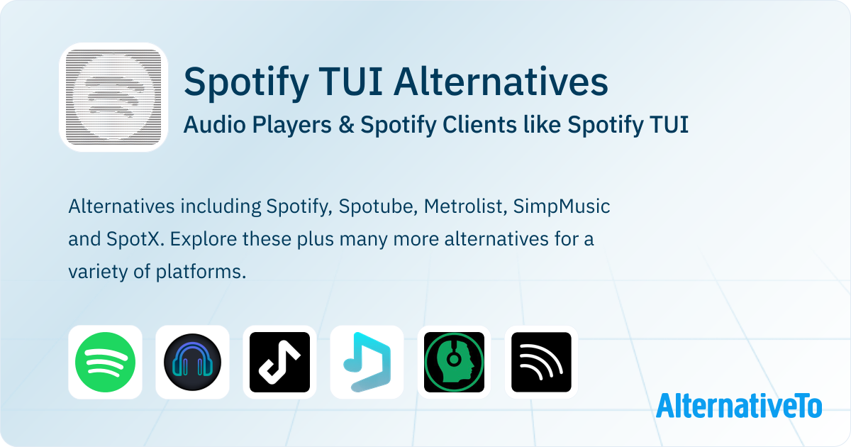 Spotify TUI Alternatives: Top 12 Audio Players | AlternativeTo