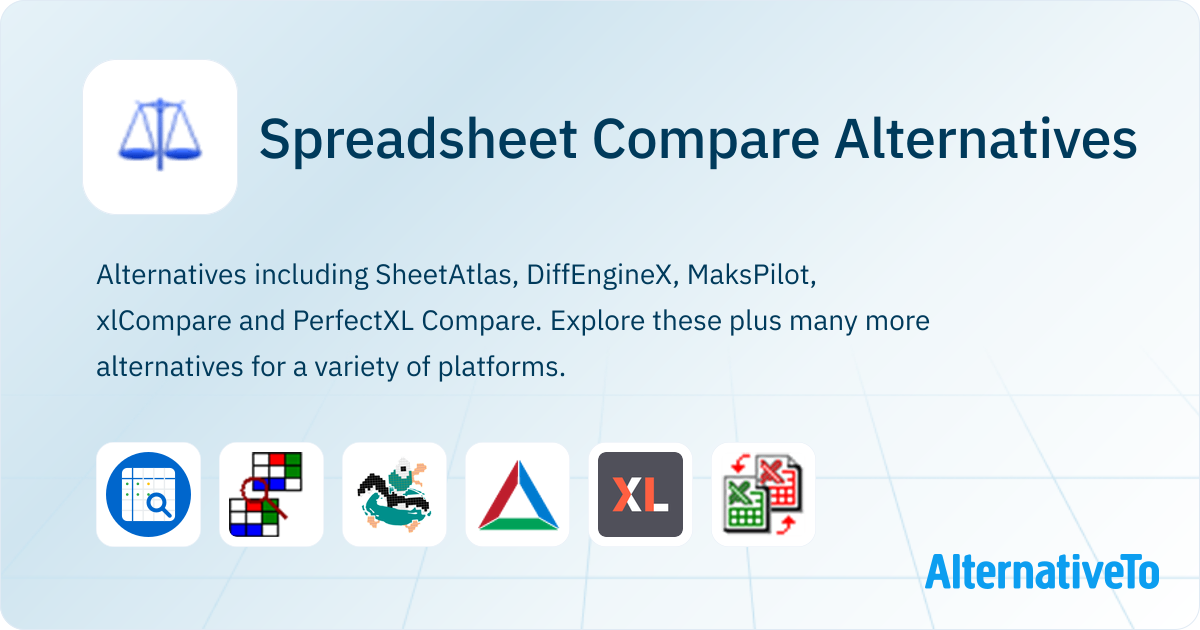 Spreadsheet Compare Alternatives - Explore Similar Software | AlternativeTo