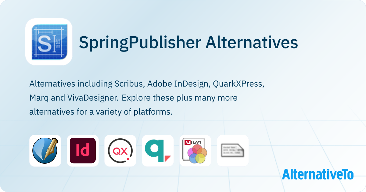 SpringPublisher Alternatives - Explore Similar Software | AlternativeTo