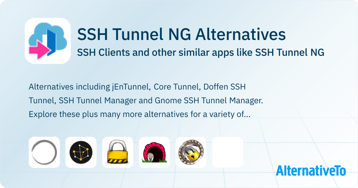 SSH Tunnel NG Alternatives: Top 7 SSH Clients & Similar Apps ...