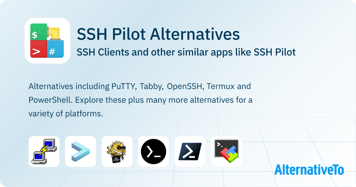 SSH Pilot Alternatives: Top 12 SSH Clients & Similar Apps | AlternativeTo