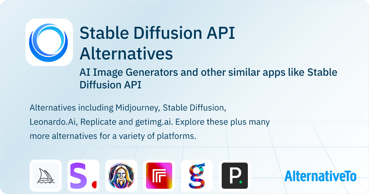 Stable Diffusion API Alternatives: AI Image Generators & Similar ...