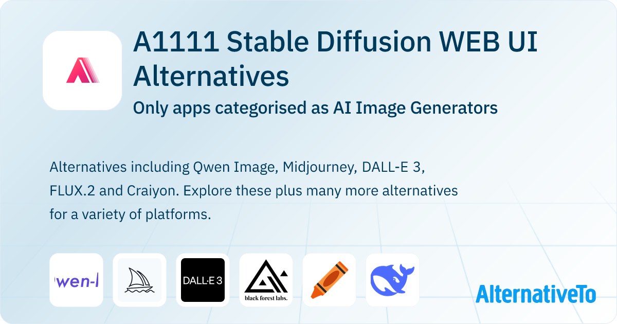 A1111 Stable Diffusion WEB UI Alternatives: Top 12 AI Image Generators ...
