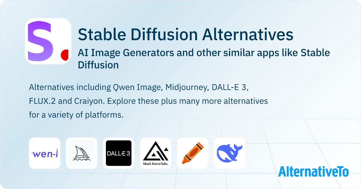 Stable Diffusion Alternatives: Top 12 AI Image Generators & Similar Apps | AlternativeTo