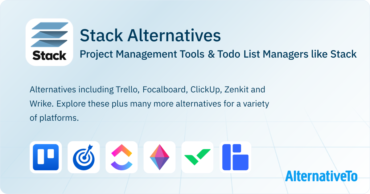 Stack Alternatives: Top 12 Project Management Tools | AlternativeTo