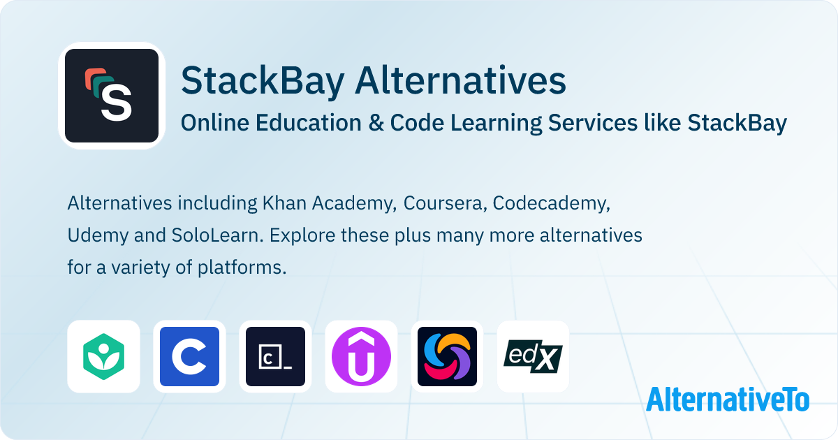 StackBay Alternatives: Top 23 Online Education Services | AlternativeTo