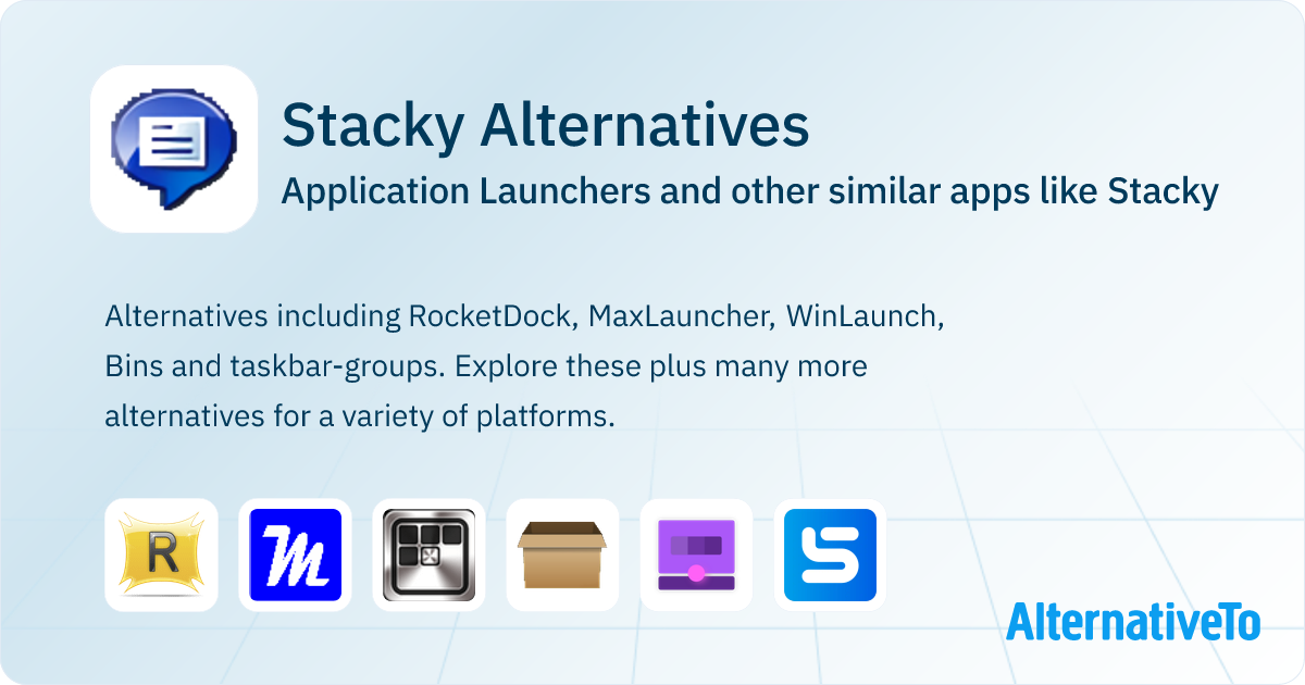 Stacky Alternatives: Top 18 Application Launchers & Similar Apps | AlternativeTo