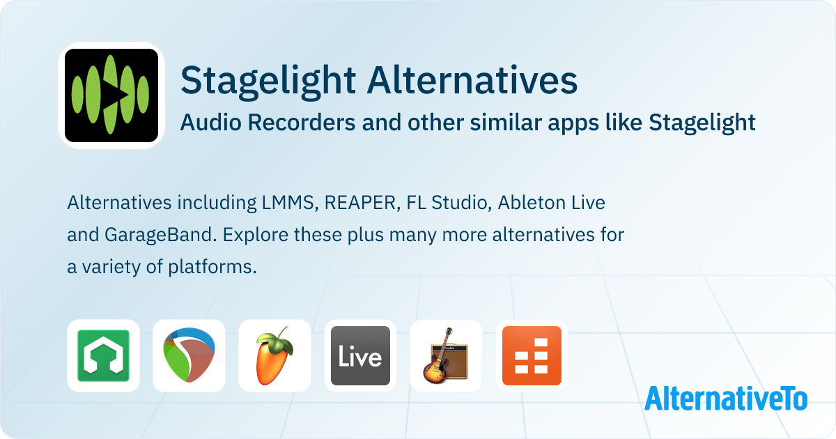 Stagelight Alternatives: Top 12 Audio Recorders & Similar Apps ...