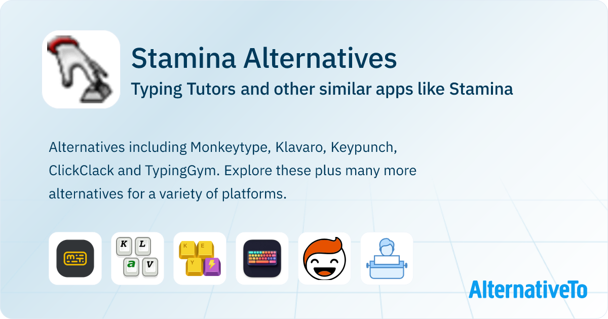Stamina Alternatives: Top 12 Typing Tutors & Similar Apps | AlternativeTo