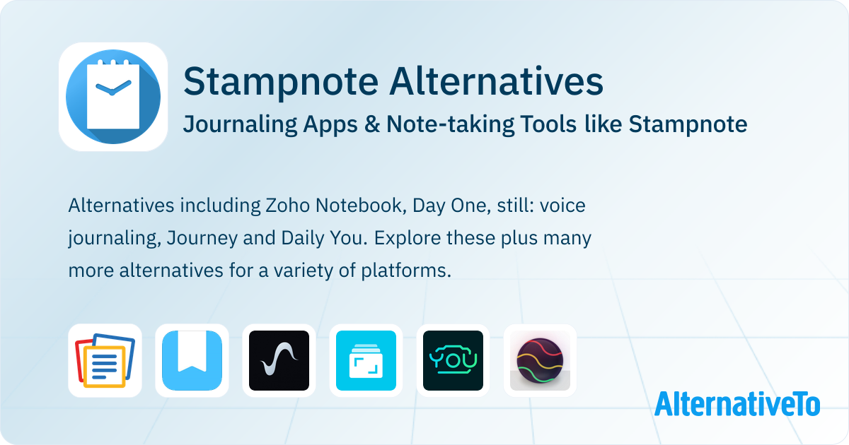 Stampnote Alternatives: Top 12 Journaling Apps | AlternativeTo