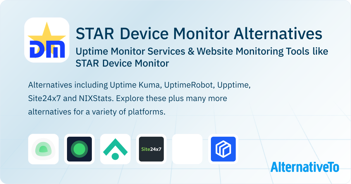 STAR Device Monitor Alternatives: Top 20 Uptime Monitor Services ...