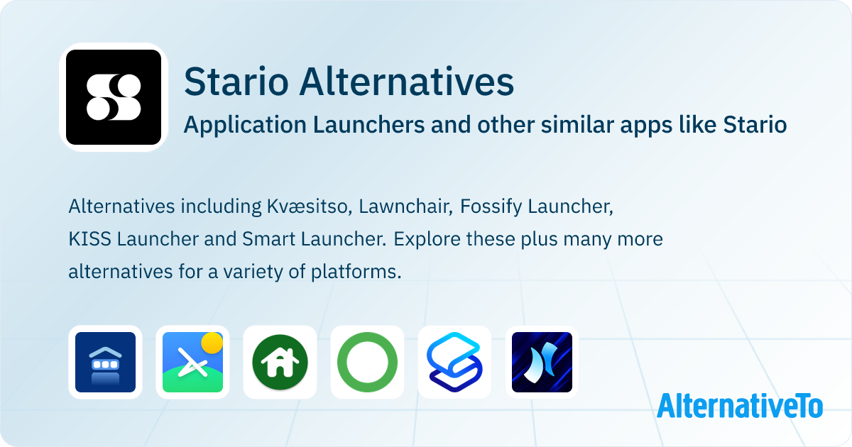 Stario Alternatives: Top 12 Application Launchers & Similar Apps ...