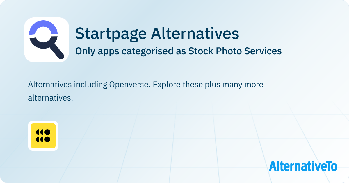 Startpage Alternatives: Top 1 Stock Photo Services | AlternativeTo