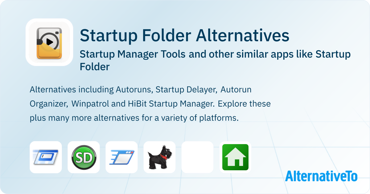 Startup Folder Alternatives: Top 17 Startup Manager Tools & Similar ...
