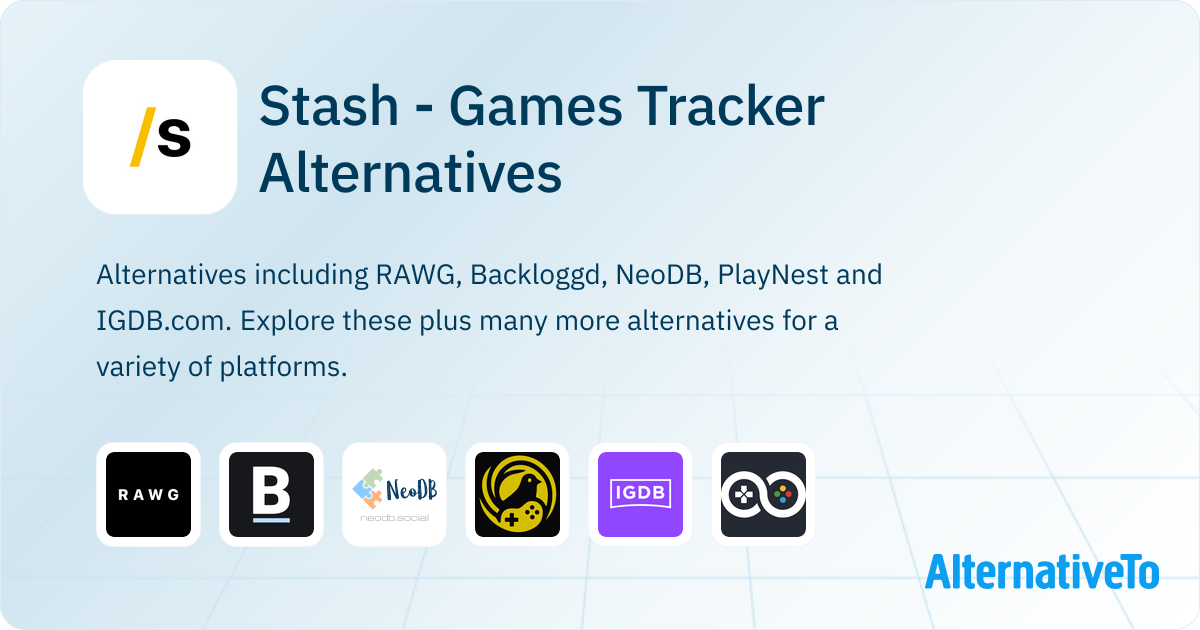 Stash - Games Tracker Alternatives and Similar Apps | AlternativeTo