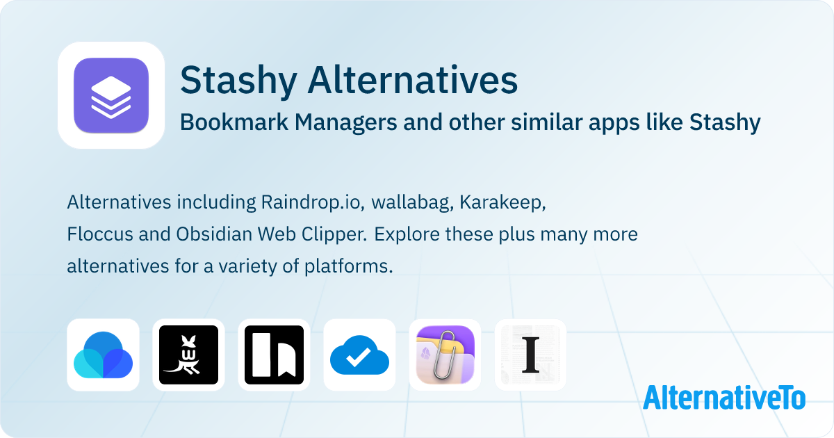 Stashy Alternatives: Top 12 Bookmark Managers & Similar Apps ...
