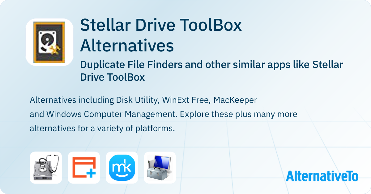 Stellar Drive ToolBox Alternatives: Top 4 Duplicate File Finders ...