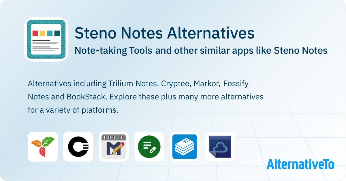 Steno Notes Alternatives: Top 12 Note-taking Tools & Similar Apps ...
