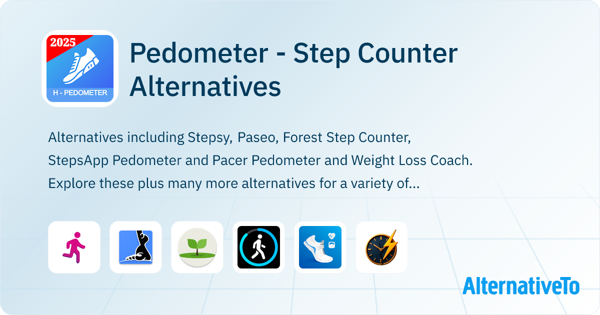 Pedometer - Step Counter Alternatives and Similar Apps | AlternativeTo