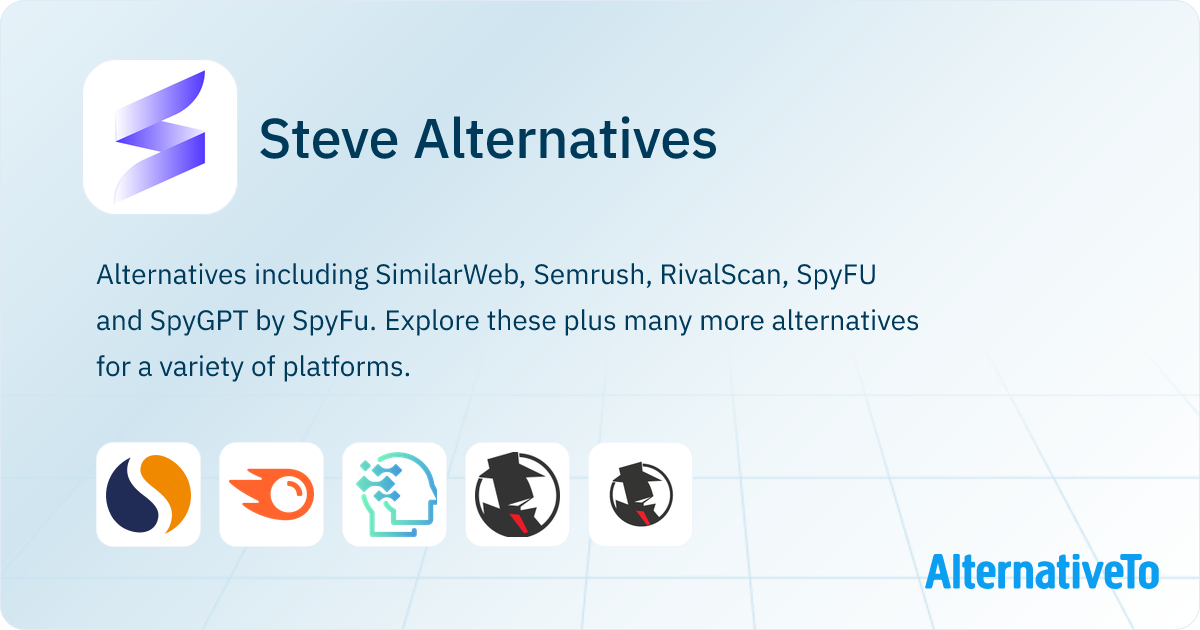 Steve Alternatives - Explore Similar Sites & Apps | AlternativeTo