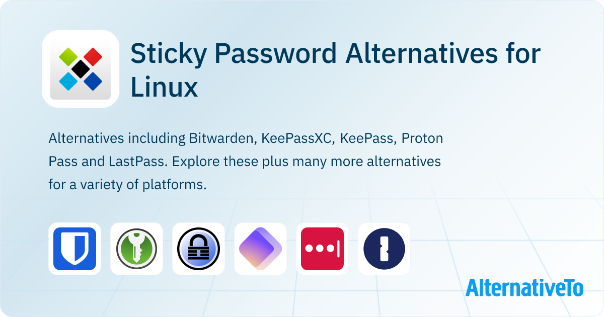 Sticky Password Alternatives for Linux: Top 12 Password Managers ...