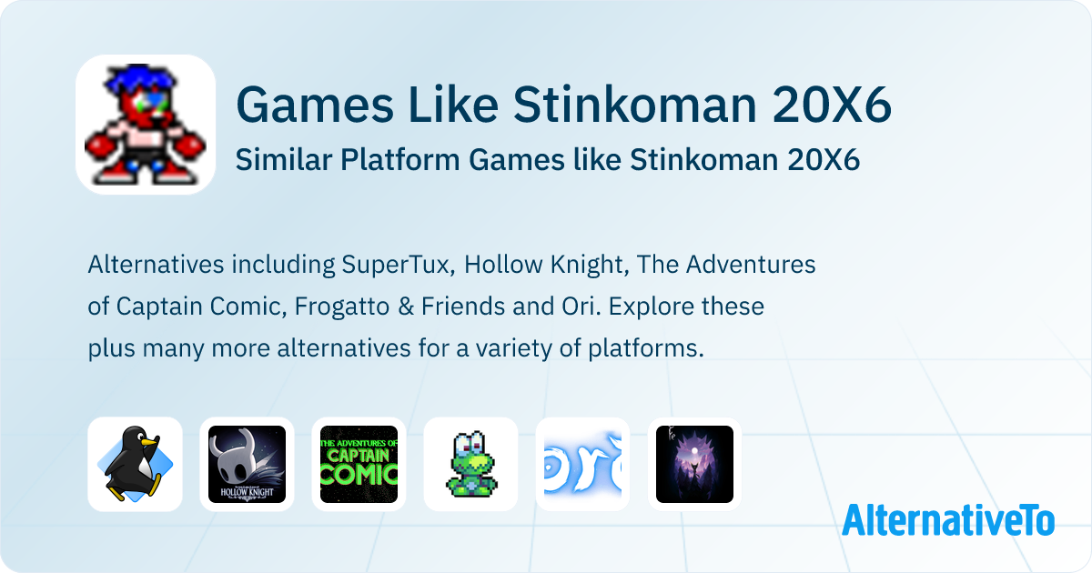 Games Like Stinkoman 20X6: Similar Platform Games 2025 | AlternativeTo