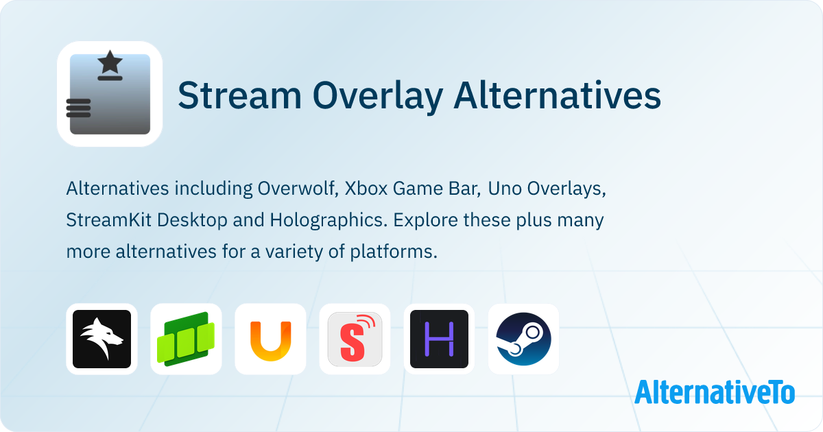 Stream Overlay Alternatives - Explore Similar Software | AlternativeTo
