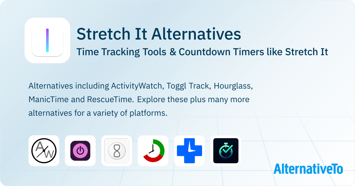 Stretch It Alternatives: Top 12 Time Tracking Tools | AlternativeTo