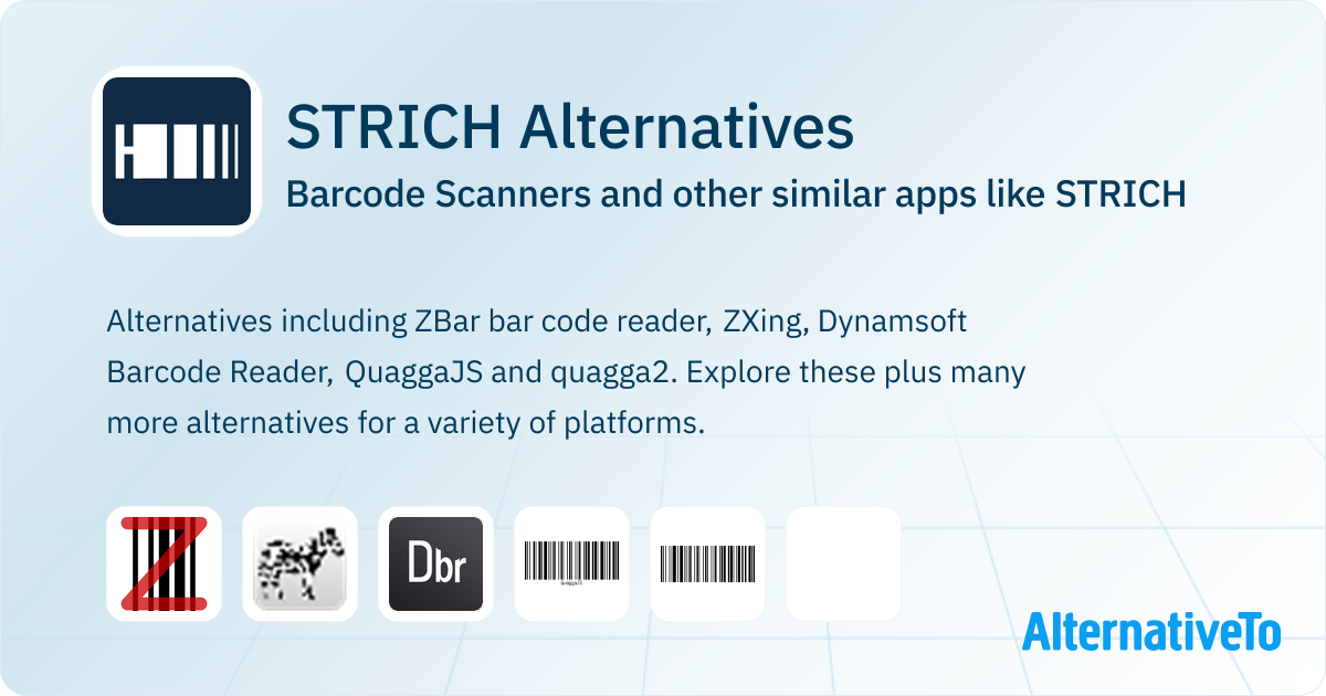 STRICH Alternatives: Top 6 Barcode Scanners & Similar Apps | AlternativeTo