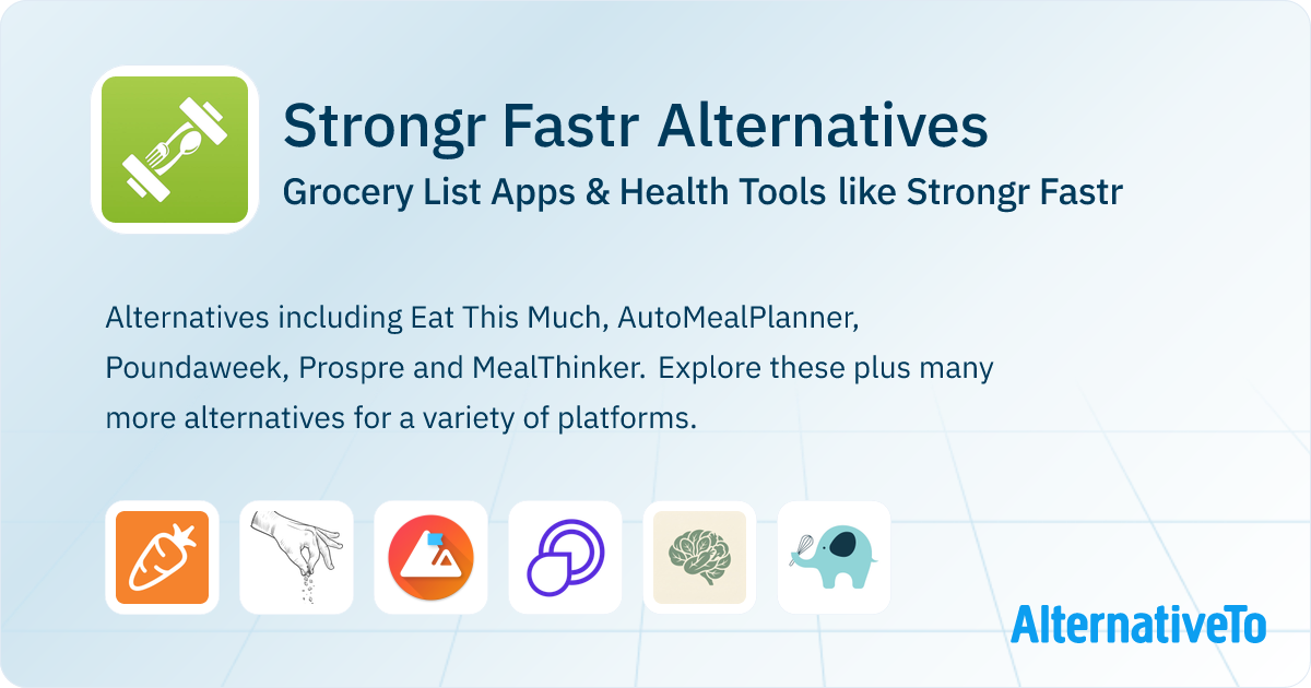 Strongr Fastr Alternatives: Top 6 Grocery List Apps | AlternativeTo