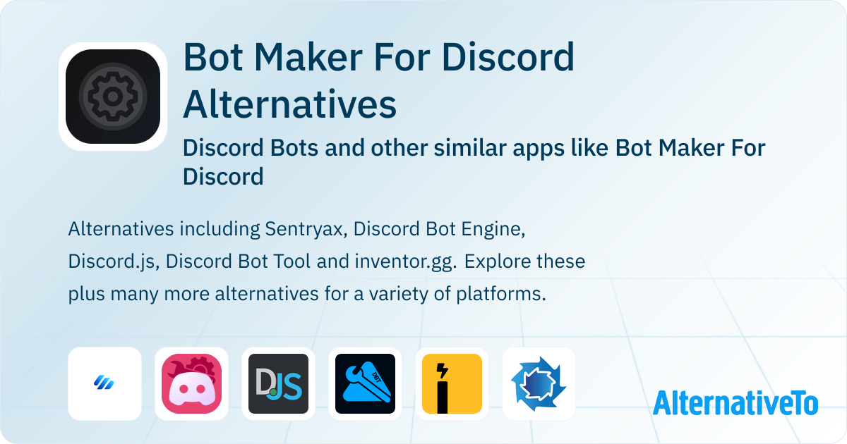 Bot Maker For Discord Alternatives: Top 14 Discord Bots & Similar Apps ...