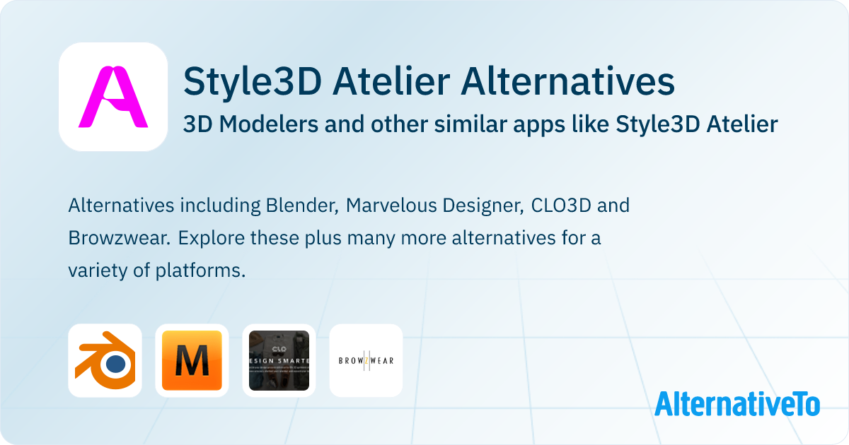 Style3D Atelier Alternatives: Top 4 3D Modelers & Similar Apps ...