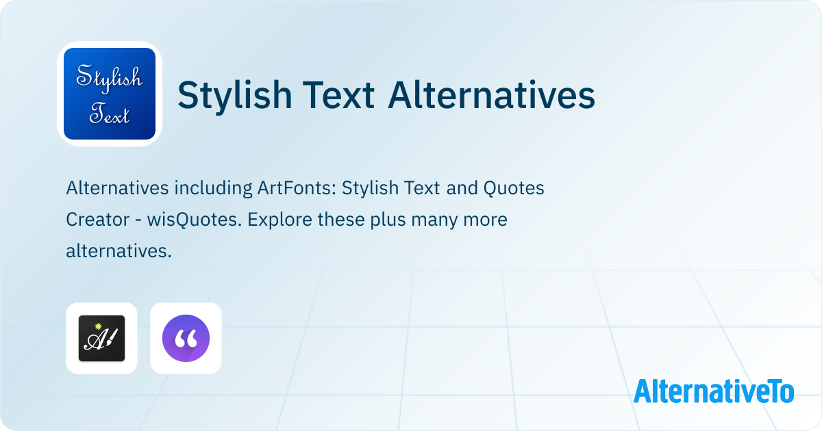Stylish Text Alternatives - Explore Similar Apps | AlternativeTo