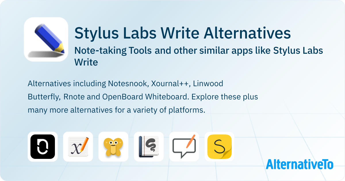 Stylus Labs Write Alternatives: Top 12 Note-taking Tools & Similar Apps ...