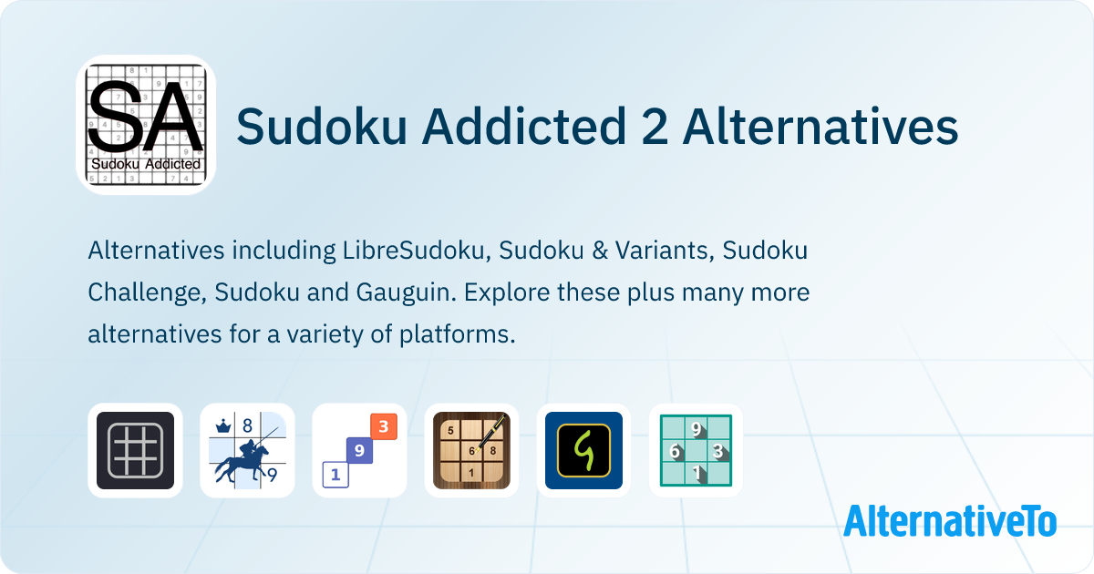 Sudoku Addicted 2 Alternatives - Explore Similar Games | AlternativeTo