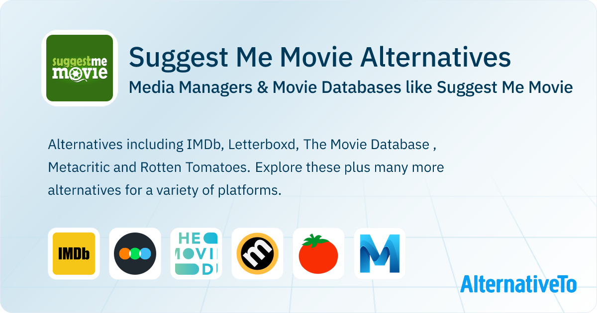 Suggest Me Movie Alternatives: Top 19 Media Managers | AlternativeTo