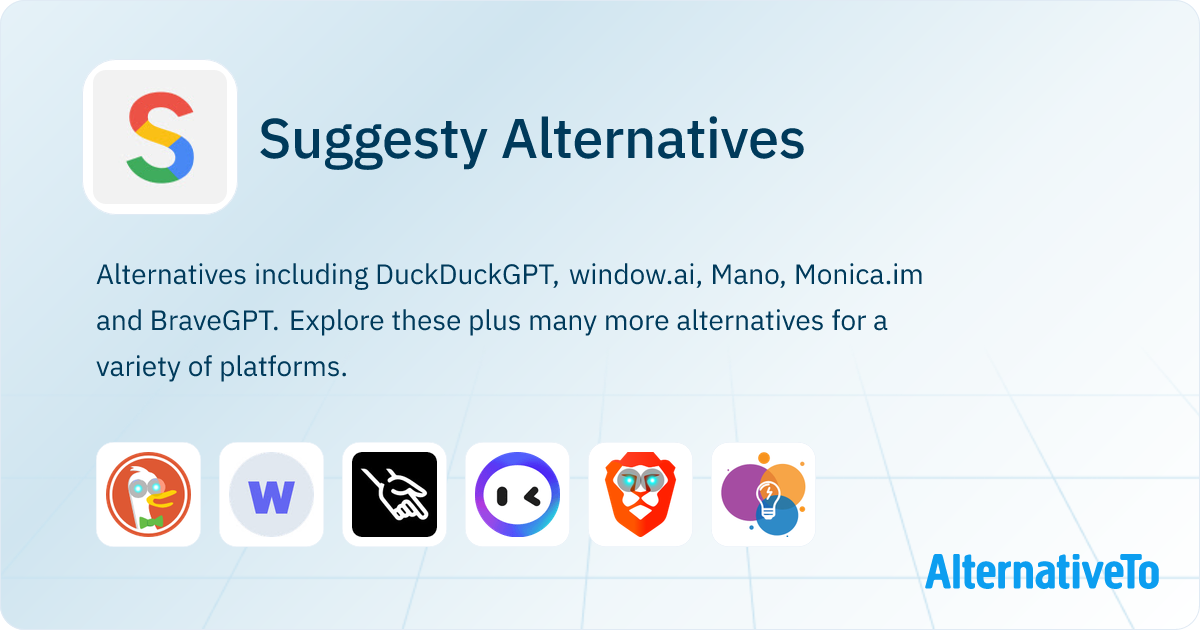 Suggesty Alternatives - Explore Similar Extensions & Add-Ons ...