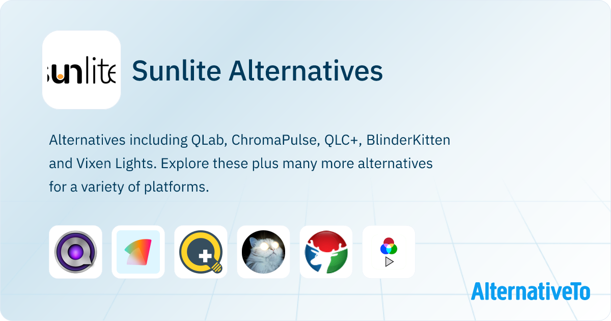 Sunlite Alternatives - Explore Similar Software | AlternativeTo