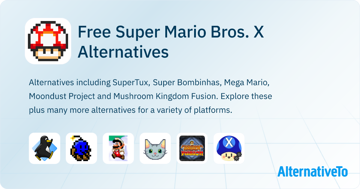 Free Super Mario Bros. X Alternatives | AlternativeTo