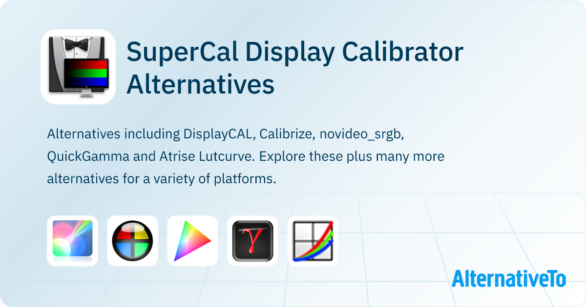 SuperCal Display Calibrator Alternatives - Explore Similar Software ...