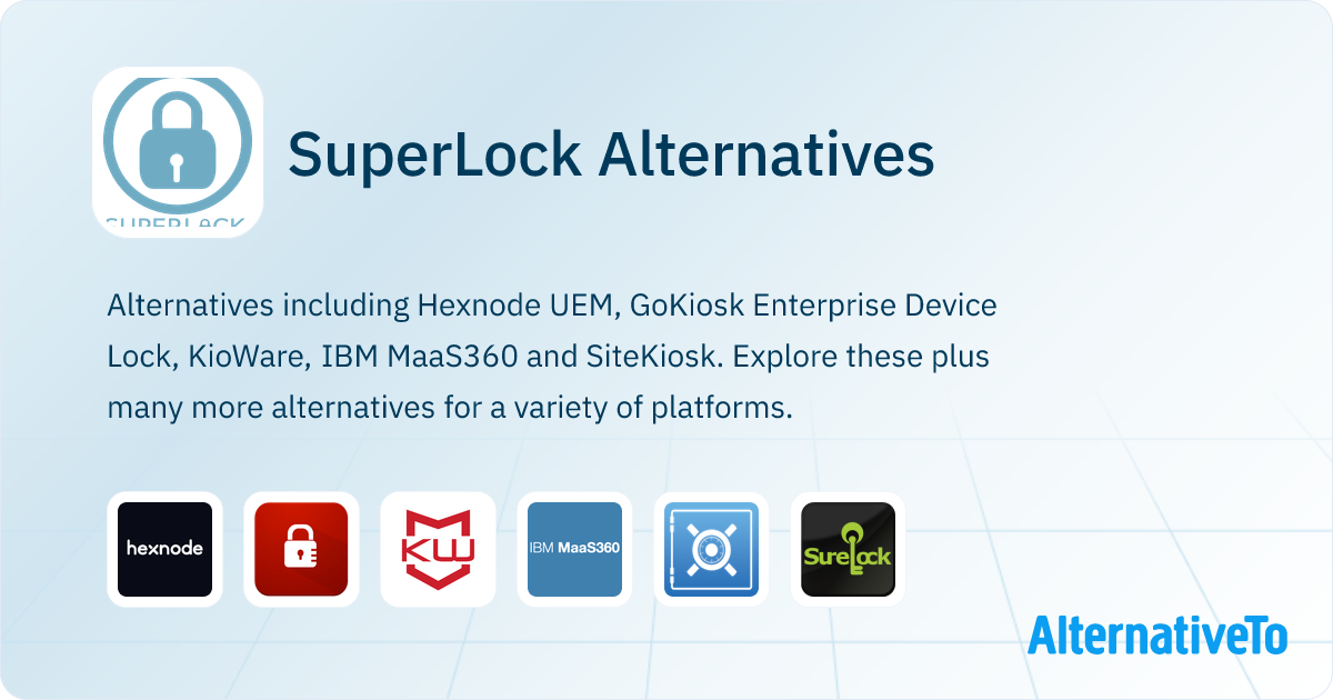 SuperLock Alternatives and Similar Apps | AlternativeTo