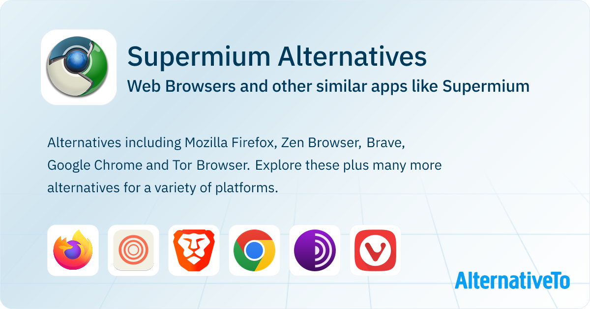 Supermium Alternatives: Top 12 Web Browsers & Similar Apps | AlternativeTo