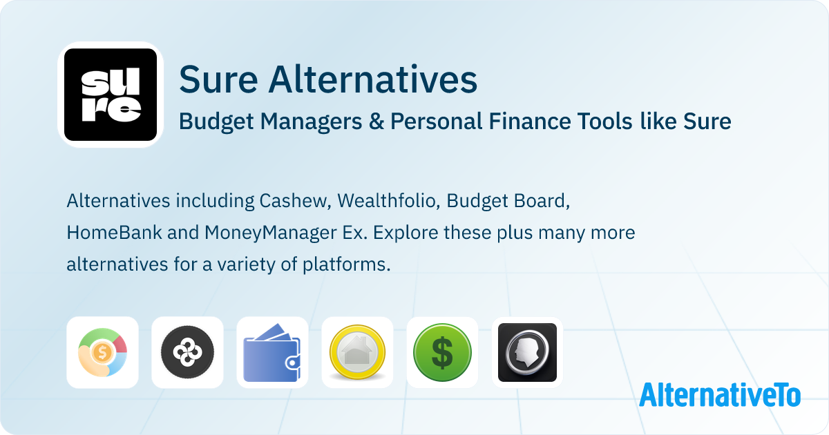 Sure Alternatives: Top 12 Budget Managers | AlternativeTo