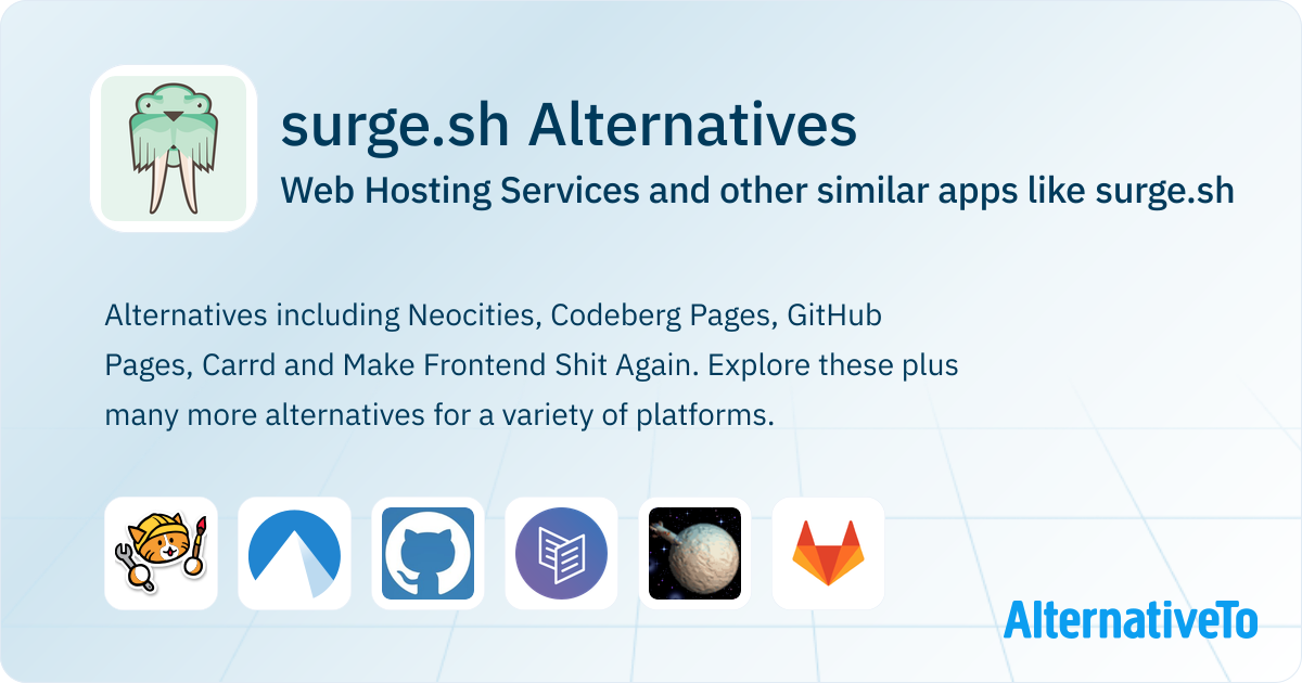 surge.sh Alternatives: Top 21 Web Hosting Services & Similar Websites ...