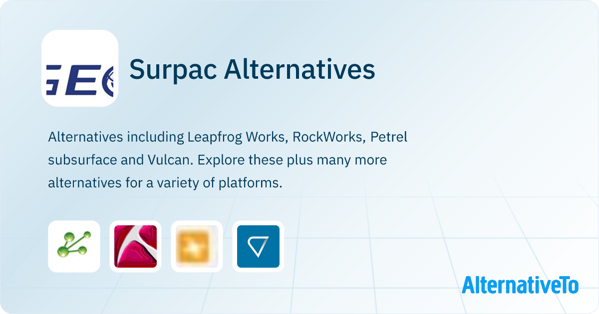 Surpac Alternatives - Explore Similar Software | AlternativeTo