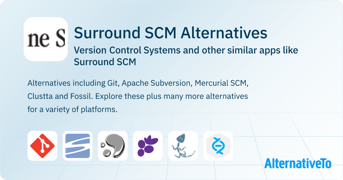 Surround SCM Alternatives: Top 12 Version Control Systems & Similar ...