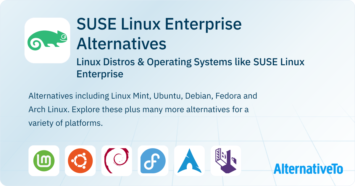 SUSE Linux Enterprise Alternatives: Top 12 Linux Distros | AlternativeTo