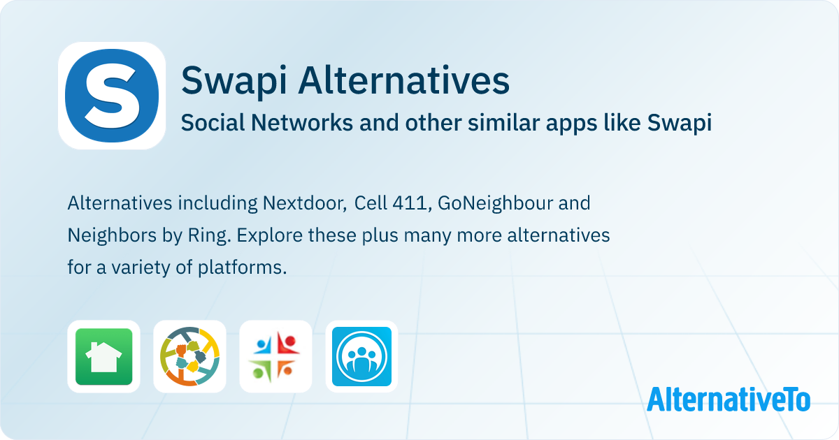 Swapi Alternatives: Top 4 Social Networks & Similar Apps | AlternativeTo