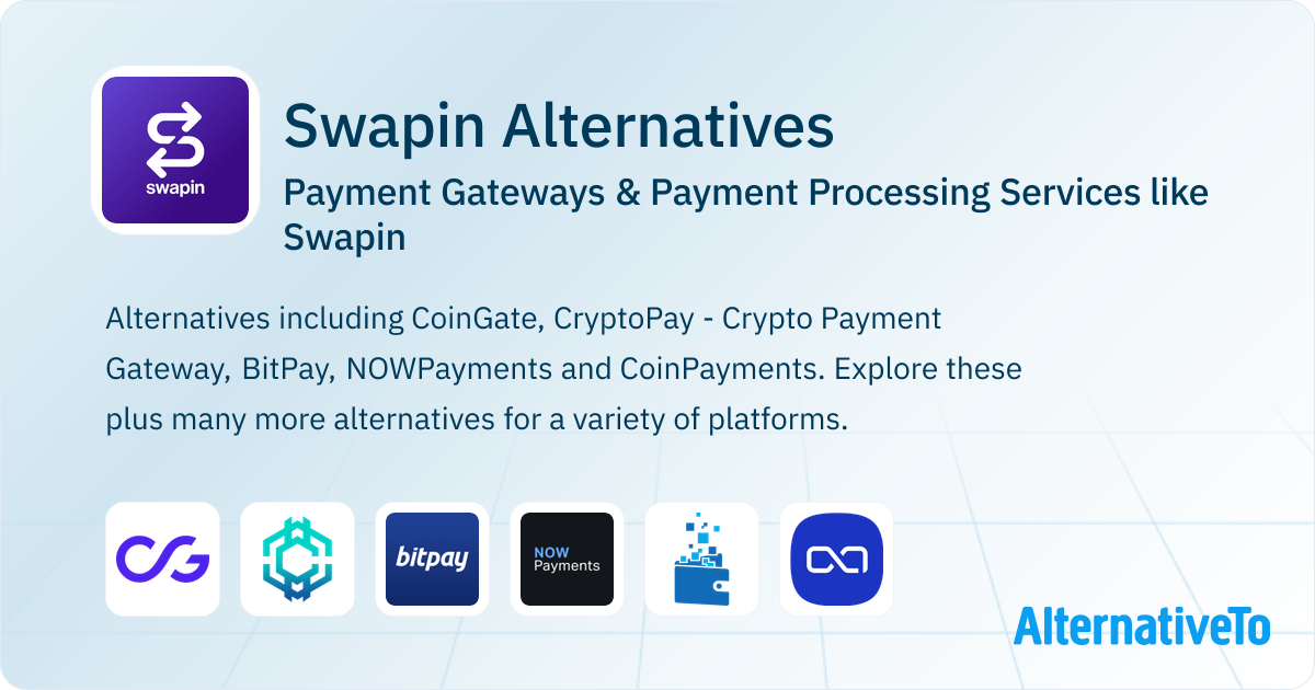 Swapin Alternatives: Top 7 Payment Gateways | AlternativeTo