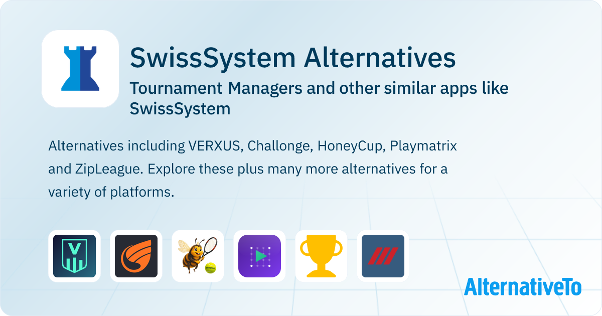 SwissSystem Alternatives: Top 7 Tournament Managers & Similar Websites ...